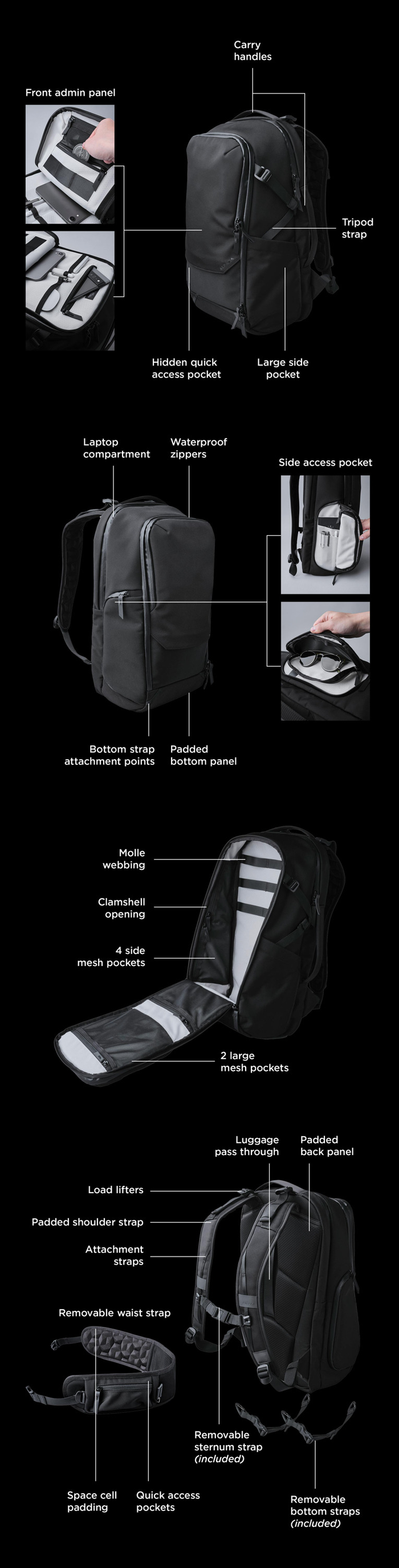 Elements Travel Backpack